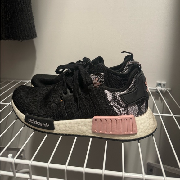 adidas Originals | Shoes | Adidas Nmds Black White And Pink Snakeskin ...